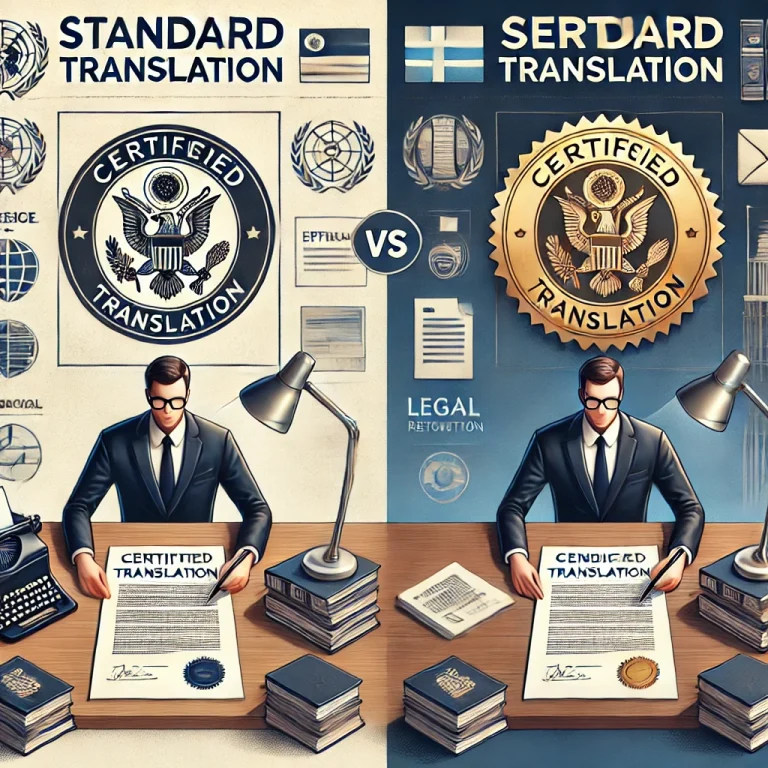 Certified vs. Standard Translation | Key Differences & When You Need One